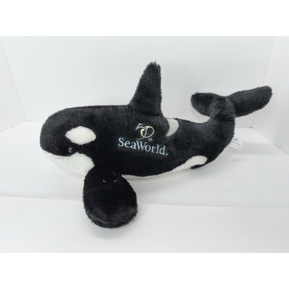 Toys | Seaworld 5th Anniversary 16 Orca Killer Whale Plush Stuffed ...